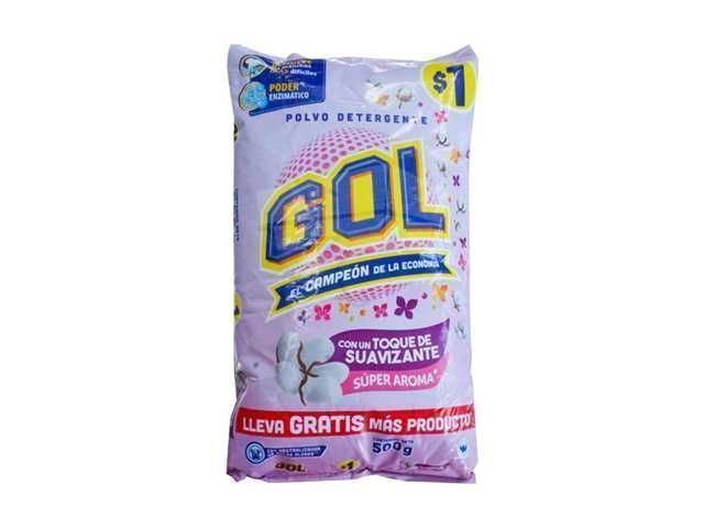 DETERGENTE EN POLVO GOL SUAVIZANTE 500GR